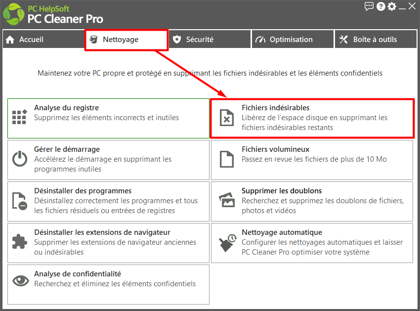 Comment Supprimer Les Fichiers Indésirables Pc Helpsoft